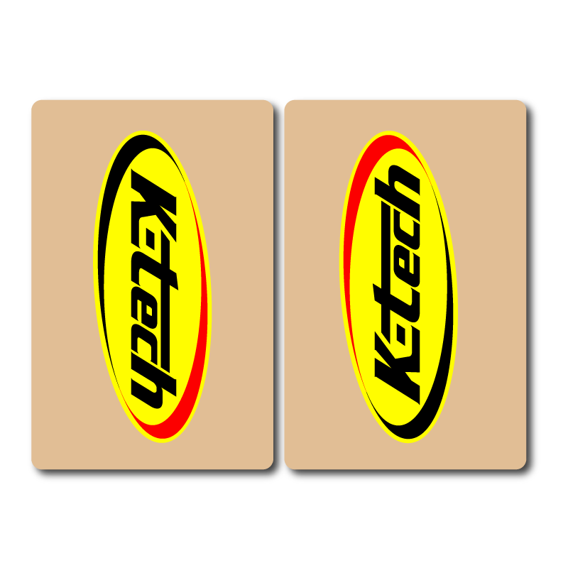 Upper Fork Graphics // KYB // Black Motocross Graphics Kit by SpiralGFX