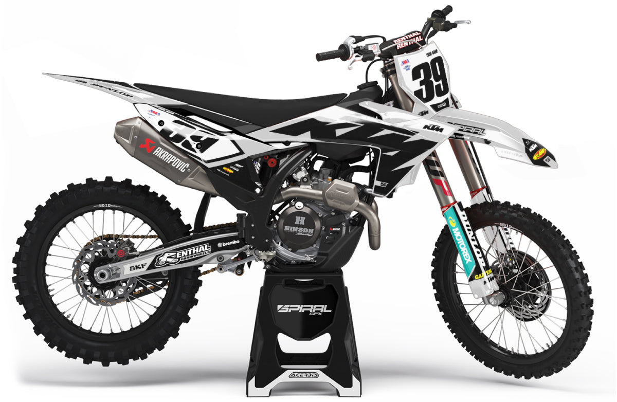 KTM // Racer Grey Motocross Graphics Kit by SpiralGFX