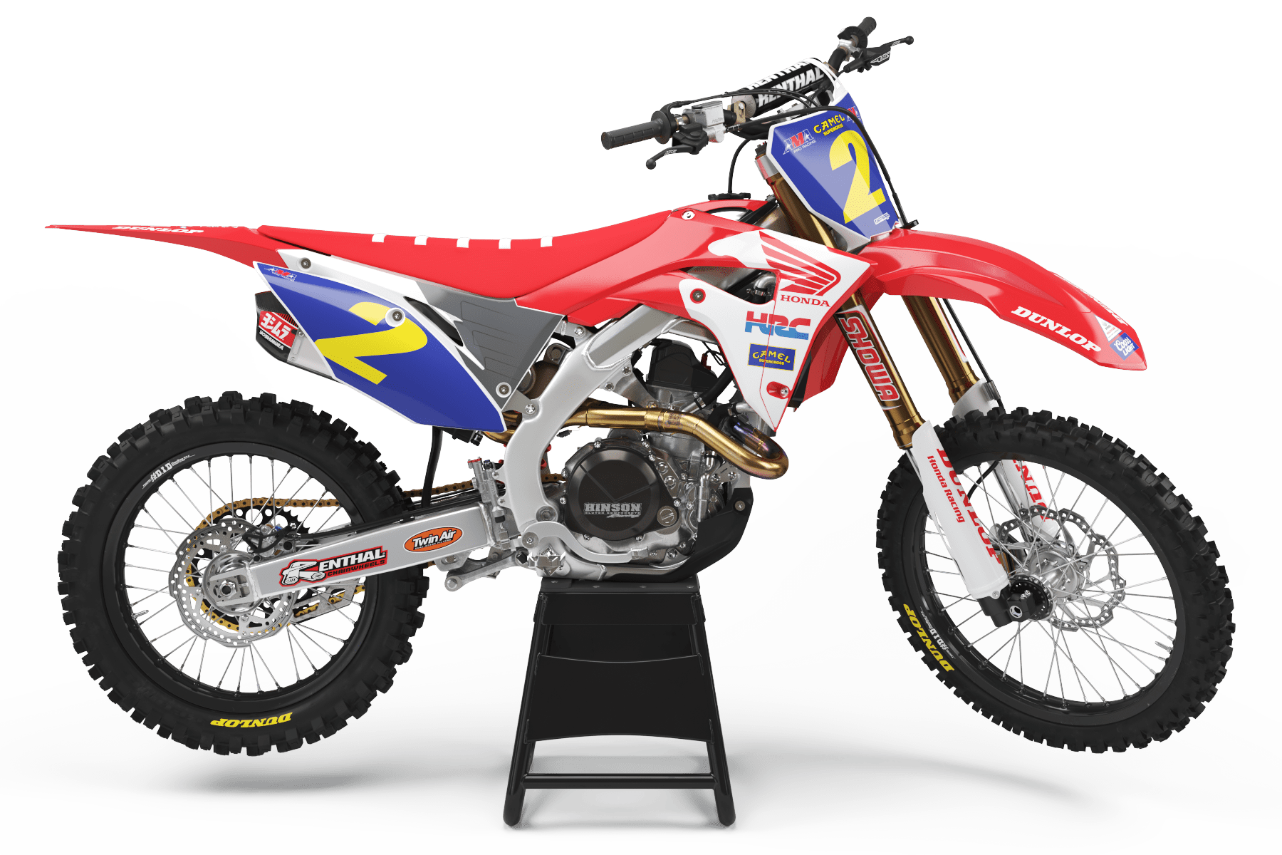 Honda // Retro Motocross Graphics Kit by SpiralGFX
