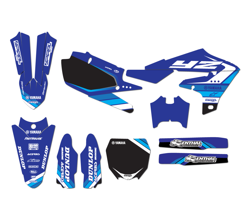 Yamaha // Stripe OTS Motocross Graphics Kit by SpiralGFX